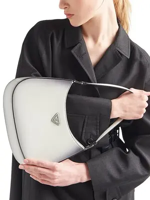 Prada - Women's Cleo Brushed Leather Shoulder Bag - Green