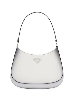 Prada Women's Cleo Brushed Leather Shoulder Bag - Green White
