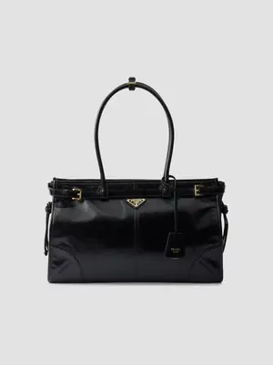 Prada Leather Handbag - Black