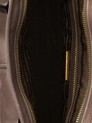 Prada Leather Handbag - Grey
