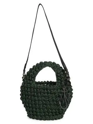 JW Anderson Popcorn Knit Basket Bag One-color