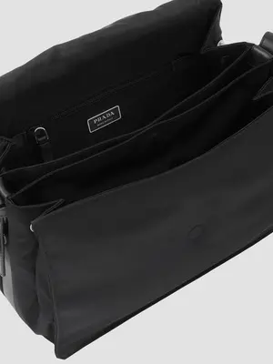 Prada Padded Re-nylon Shoulder Bag - Black