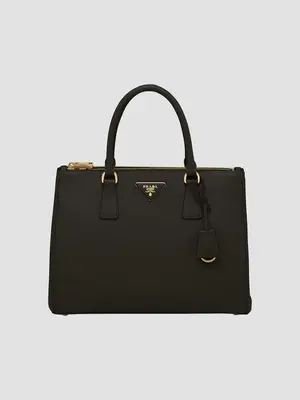 Prada Prada Galleria Saffiano Leather Bag Black