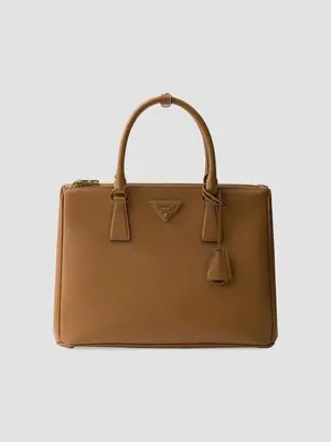 Prada Prada Galleria Saffiano Leather Bag Medium Brown