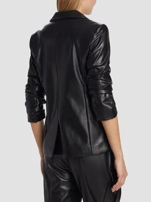 Cinq À Sept Kylie Faux Leather Jacket - Black