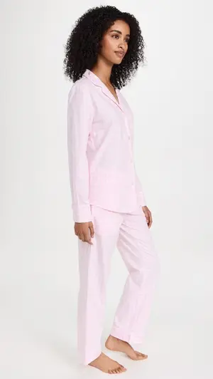 PETITE PLUME Gingham Pajama Set - Pink