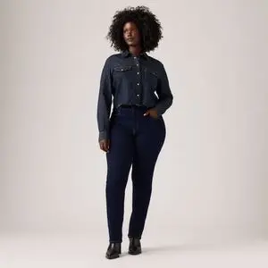 LEVI'S 724 High-rise Slim Straight Jeans - Cast Shadows