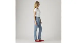 LEVI'S High Rise Slim Straight Jeans - Blue Wave