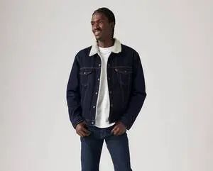 LEVI'S Type Iii Sherpa Trucker Jacket - Juniper Rinse