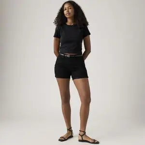 LEVI'S Mid Length Shorts - Black And Black