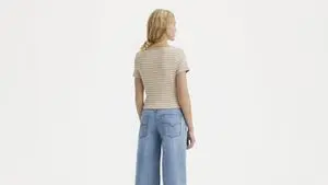 LEVI'S Short Sleeve Britt Snap Front Top