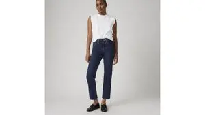 LEVI'S 501 Original Cropped Jeans - Salsa