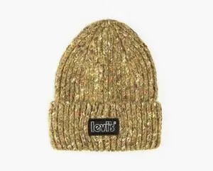 LEVI'S Ribbed Beanie - Medium Yellow