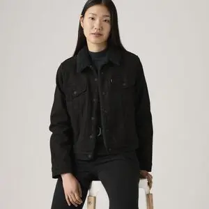 LEVI'S Original Sherpa Trucker Jacket - Black And Black