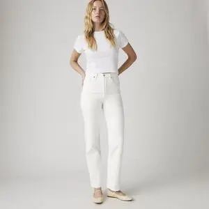 LEVI'S Ribcage Straight Ankle Jeans - Cloud Over