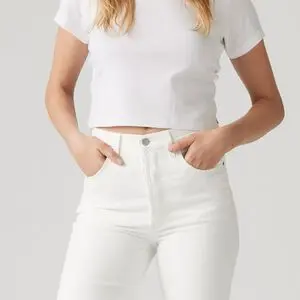 LEVI'S Ribcage Straight Ankle Jeans