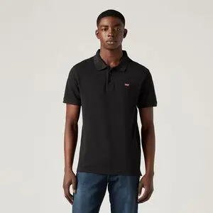 LEVI'S Housemark Polo Shirt - Mineral Black