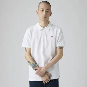 LEVI'S Housemark Polo Shirt - White