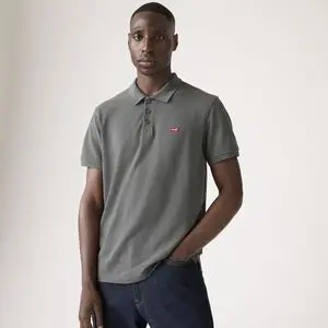 LEVI'S Housemark Polo Shirt - Grey Ore