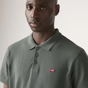 LEVI'S Housemark Polo Shirt - Grey Ore