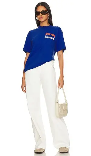 DIAMOND CROSS RANCH Three Peaks T-shirt - Blue
