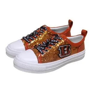 CUCE Cincinnati Bengals Team Sequin Sneakers