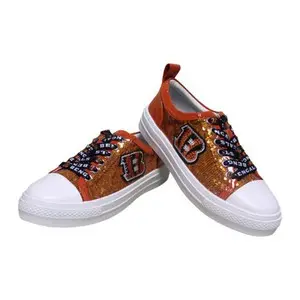 CUCE Cincinnati Bengals Team Sequin Sneakers