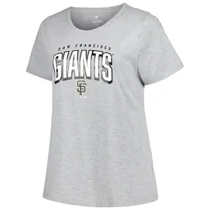 Profile Heather Gray San Francisco Giants T-shirt Combo Pack