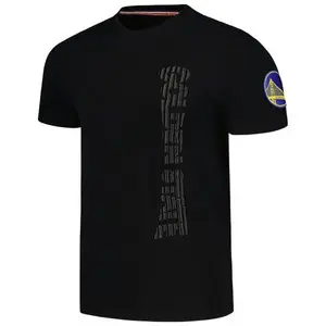 FISLL Golden State Warriors 3d Puff Print Sliced Logo T-shirt