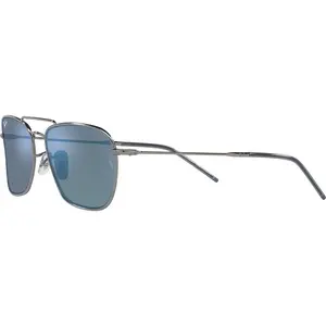 Ray-ban Caravan Reverse 58mm Square Sunglasses - Gunmetal