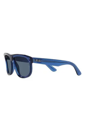 Ray-ban Boyfriend Reverse Square Sunglasses - Transparent Navy Blue