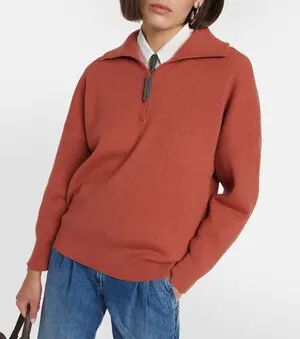 Brunello Cucinelli Cashmere Polo Sweater
