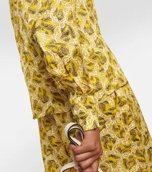 Isabel Marant Étoile Leidy Printed Satin Blouse