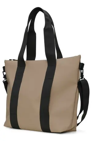 Rains Waterproof Mini Tote Bag - Beige