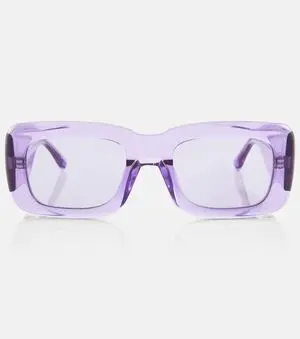 Attico X Linda Farrow Marfa Rectangular Sunglasses - Purple