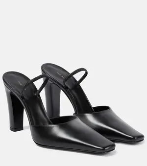 THE ROW Slingback Leather Pumps