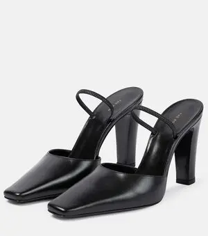 THE ROW Slingback Leather Pumps