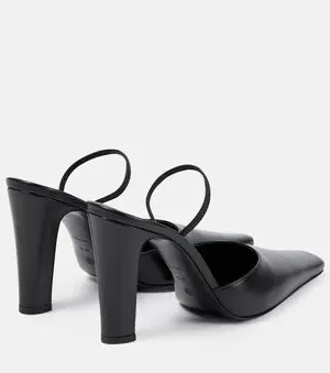 THE ROW Slingback Leather Pumps