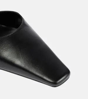 THE ROW Slingback Leather Pumps