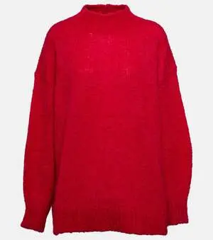 Isabel Marant Étoile Idol Mohair Blend Mock Neck Sweater - Pink