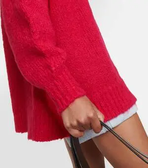 Isabel Marant Étoile Idol Mohair Blend Mock Neck Sweater - Pink