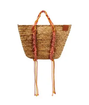 Zimmermann Large Macramé-trimmed Basket Bag