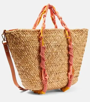 Zimmermann Large Macramé-trimmed Basket Bag