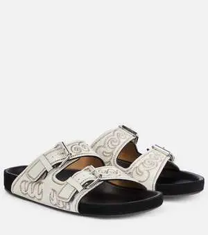 Isabel Marant Lennyo Embellished Suede Sandals