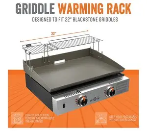 YUKON GLORY Griddle Warming Rack For 22' Blacks One
