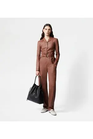 TOD'S Jacket In Stretch Nappa Leather