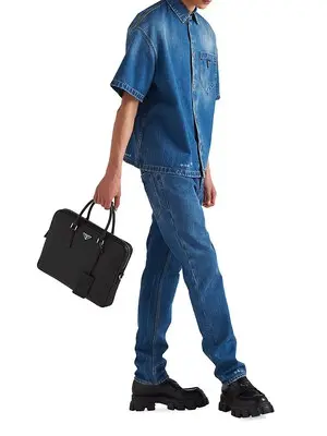 Prada Saffiano Leather Work Bag