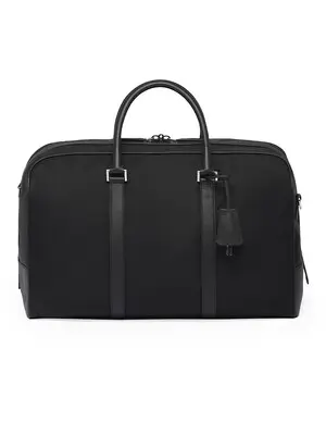 Prada Re-nylon And Saffiano Leather Duffel Bag