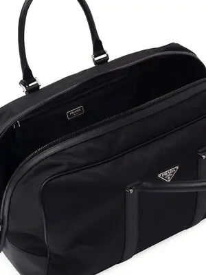 Prada Re-nylon And Saffiano Leather Duffel Bag