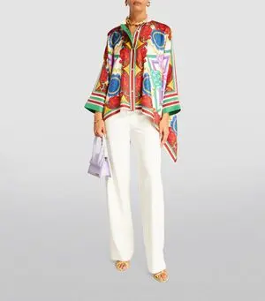 La DoubleJ Silk Foulard Shirt